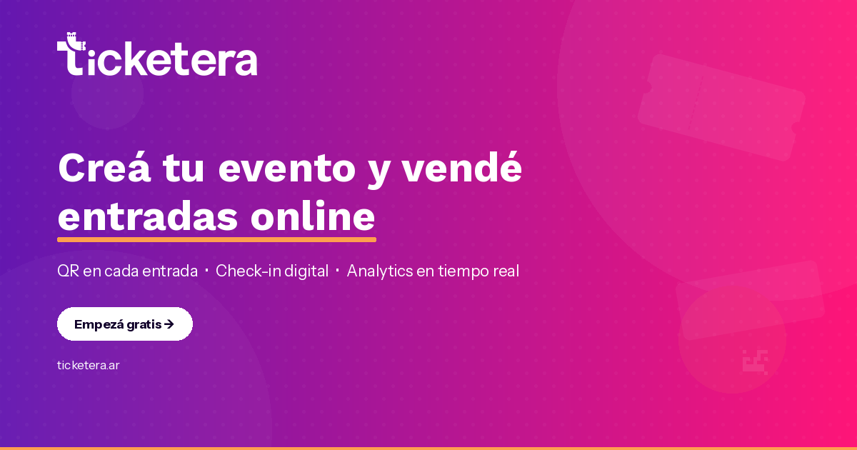 Ticketera.ar - Plataforma Líder de Venta de Entradas | Ticketera